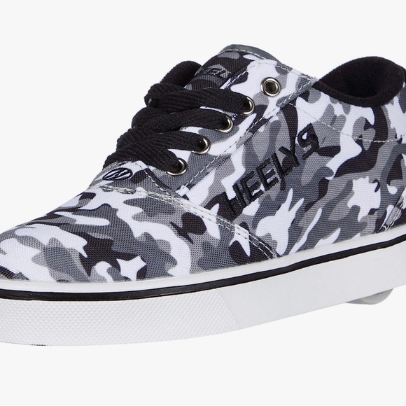 Shoes | Heelys Black And White Camo Size Big Kid 5 | Poshmark